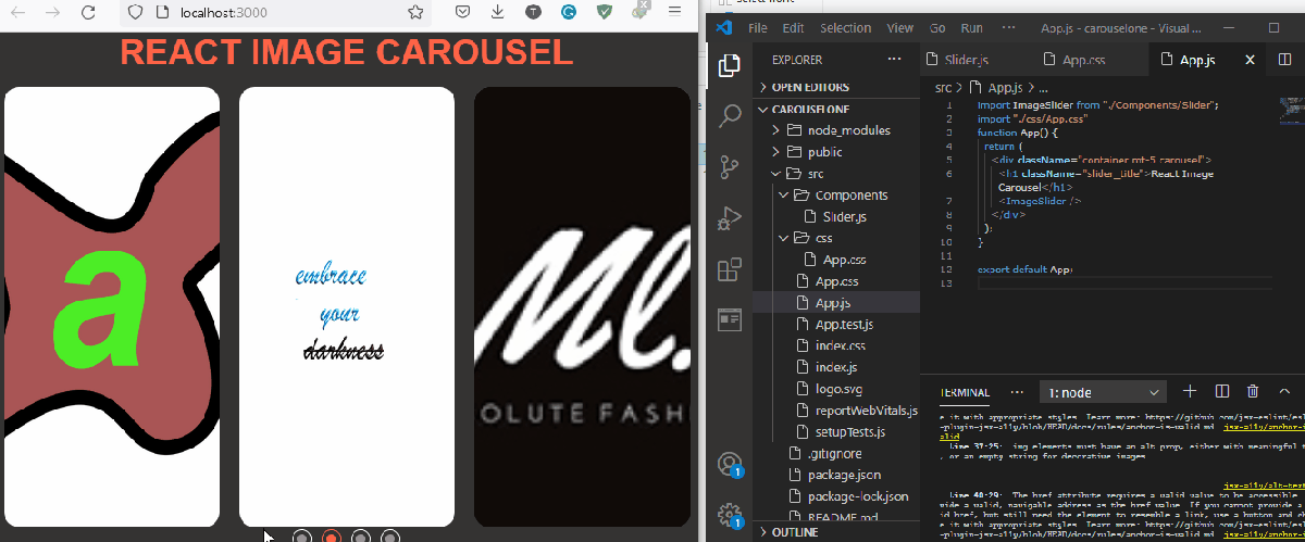 Carrousel réactif utilisant React | Delft Stack